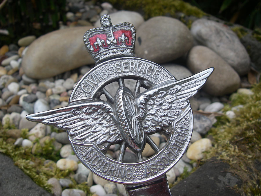 CSMA - CIVIL SERVICE MOTORING ASSOCIATION ENGLAND Auto Plakette Car ...